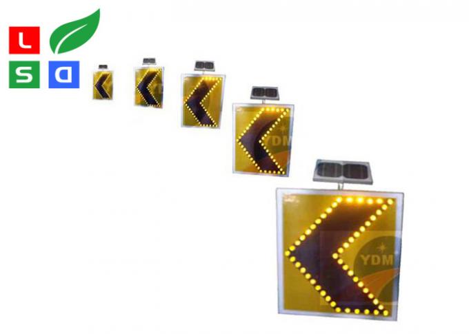 Portable 12V 10W Solar Powered Led Traffic Sign Rambu Jalan Surya Untuk ...